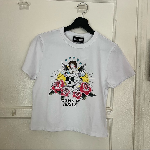 Cotton On | Tops | Gun N Roses Crop Top | Poshmark